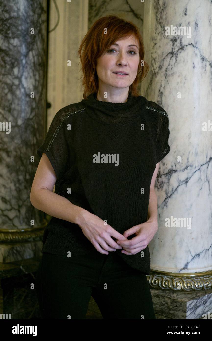 Spanish actress Nathalie Poza poses during the portrait session in ...