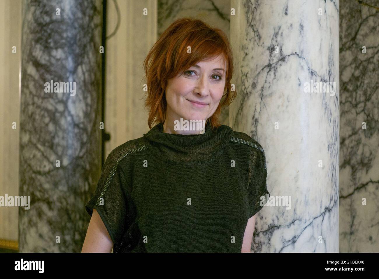 Spanish actress Nathalie Poza poses during the portrait session in ...