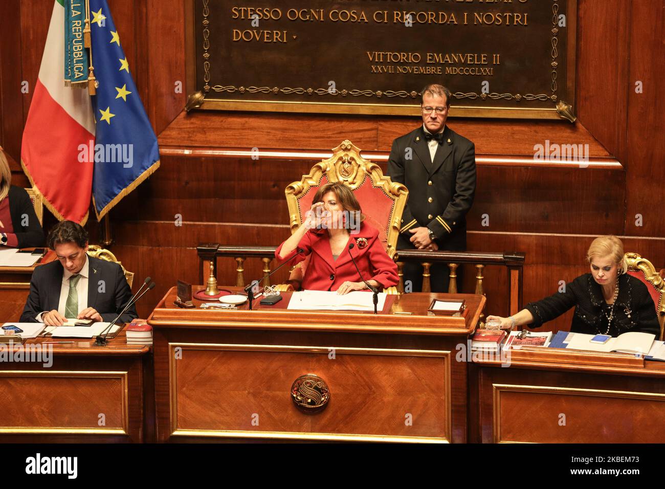 Italian senate maria elisabetta alberti casellati hi-res stock ...