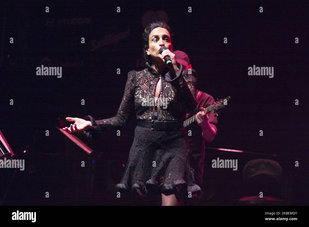 Israeli singer Achinoam Nini (Noa) during her performance in festival ...