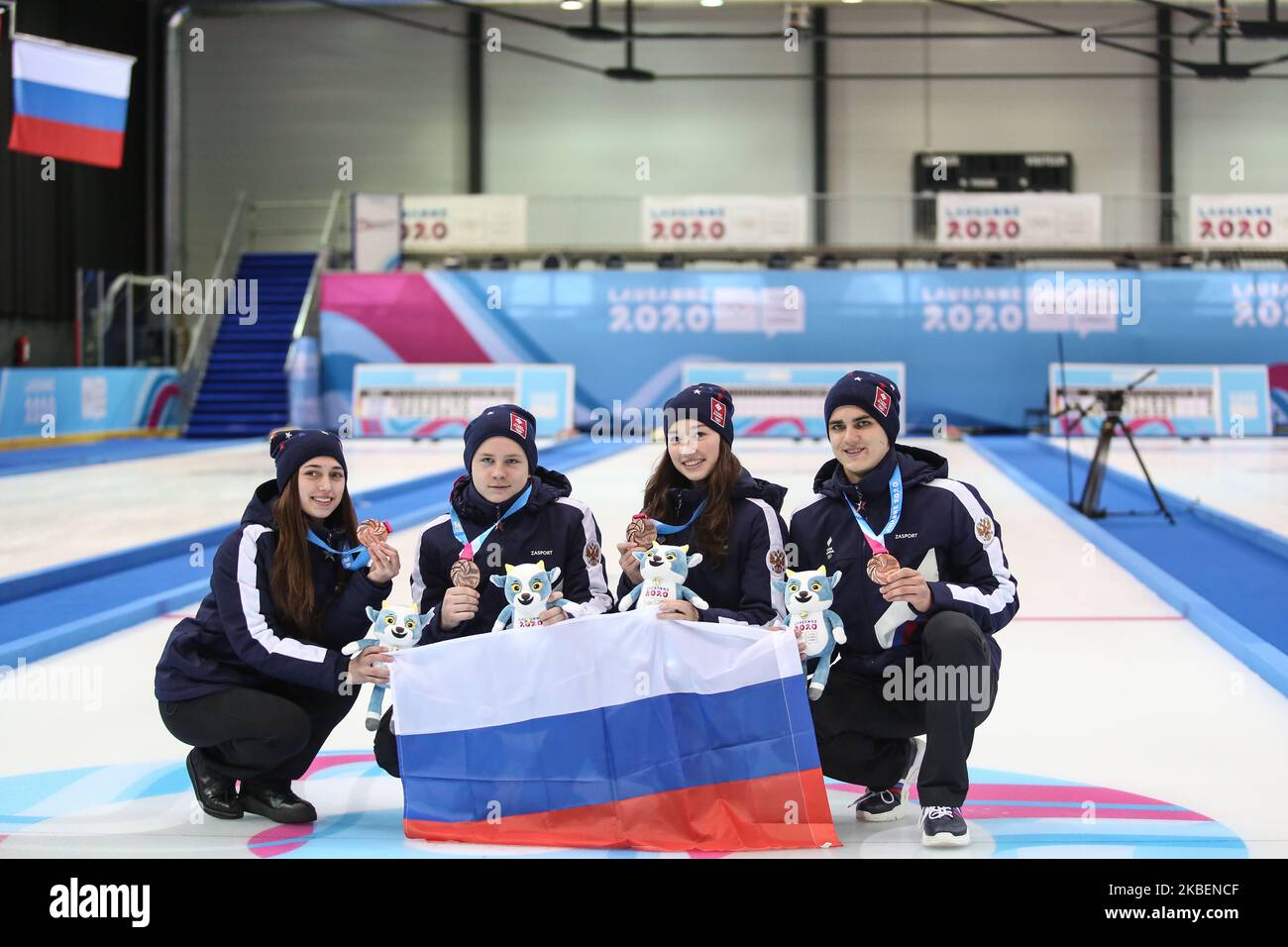 Medal ceremony winter olympics hi-res stock photography and images - Alamy