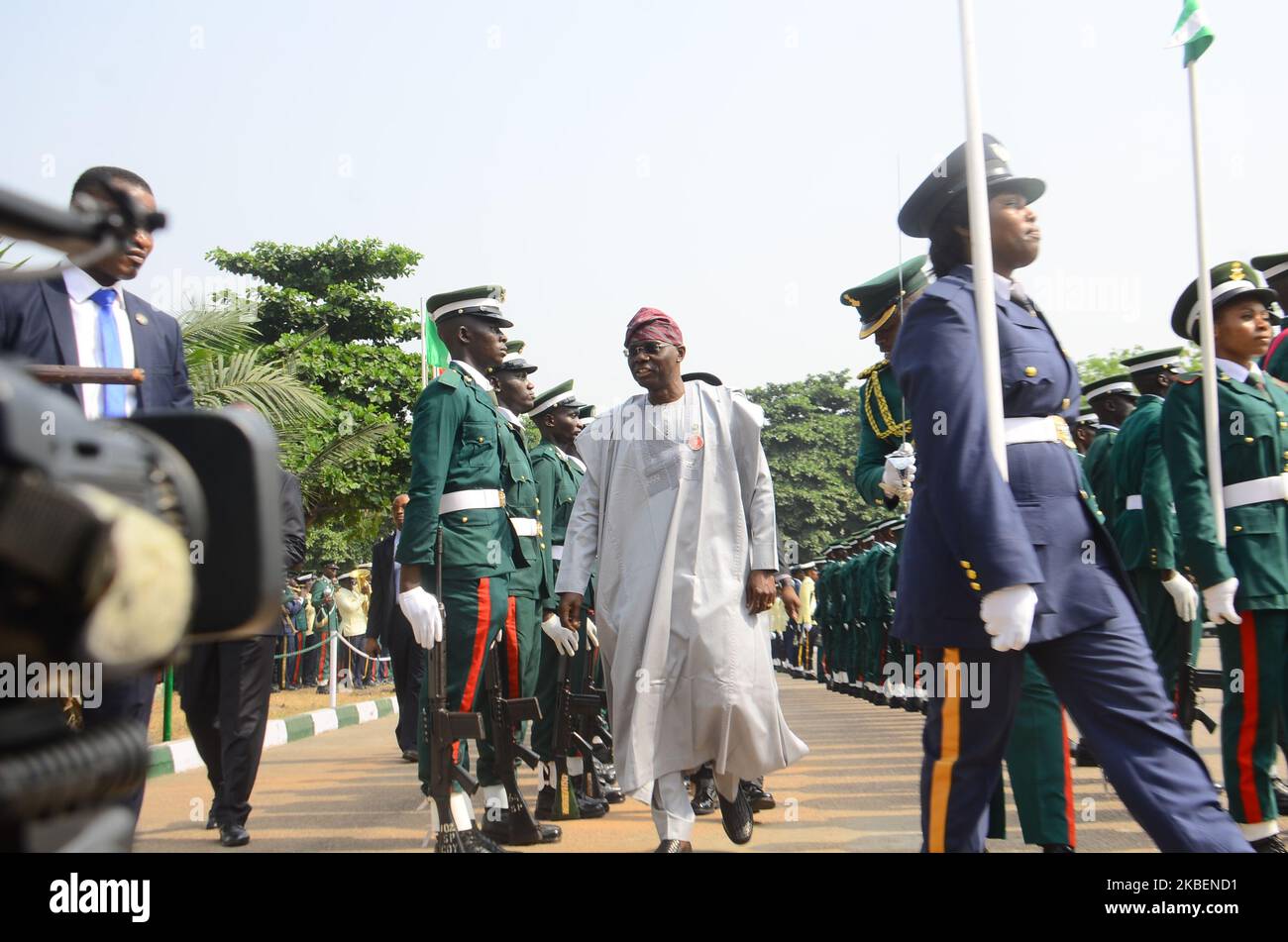 Nigeria guard hi-res stock photography and images - Alamy