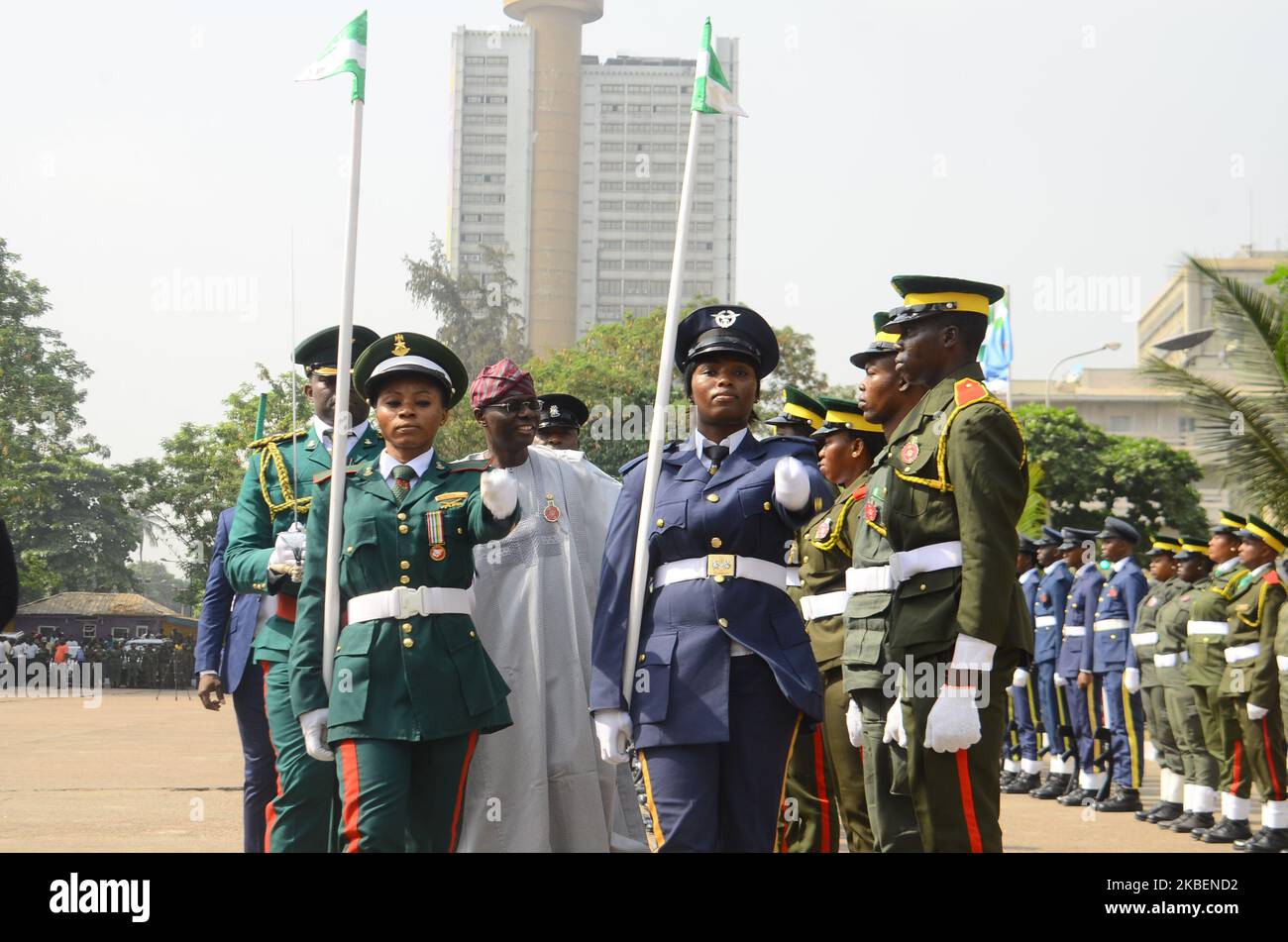Nigeria guard hi-res stock photography and images - Alamy