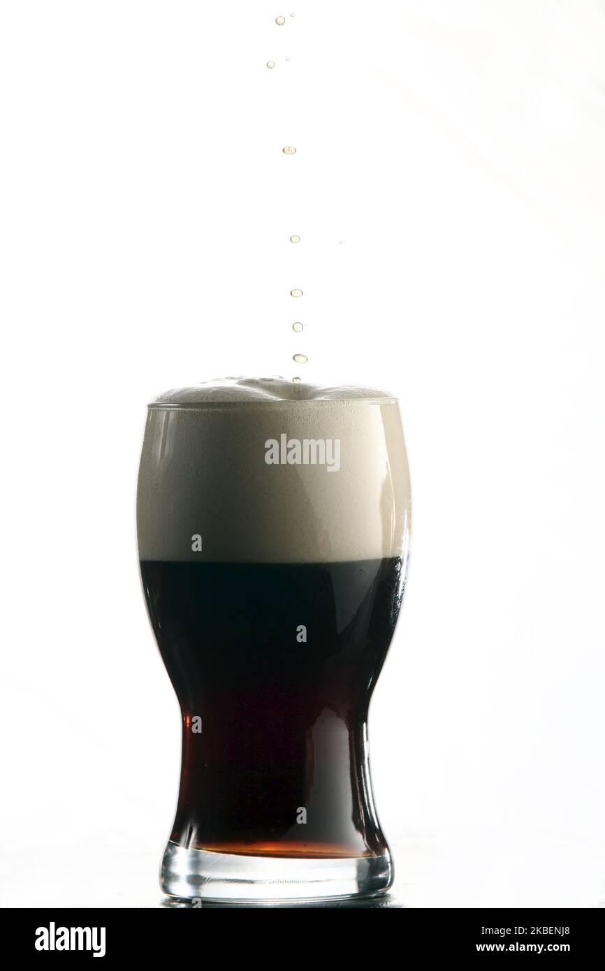A pint of Cream Stout producted in argentinian Patagonia on 17 December ...