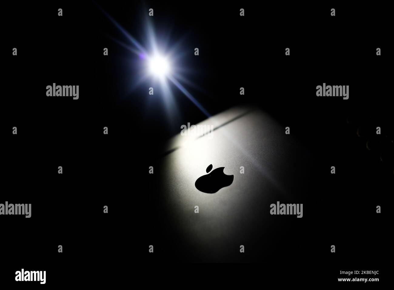 Photo illustration of a Apple Logo taken on 15 January 2020. (Photo ...