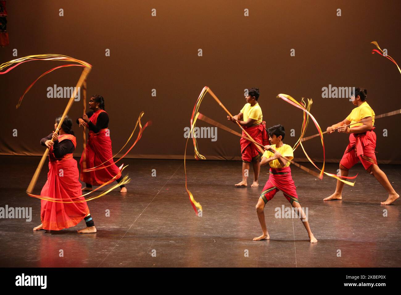 Tamil youth demonstrate Silambam (an ancient stick-martial art of Tamil ...