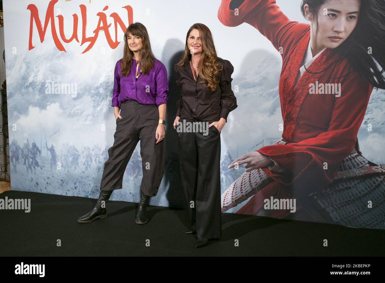 the costume designer of the film, Bina Dailinger (L), and the film ...