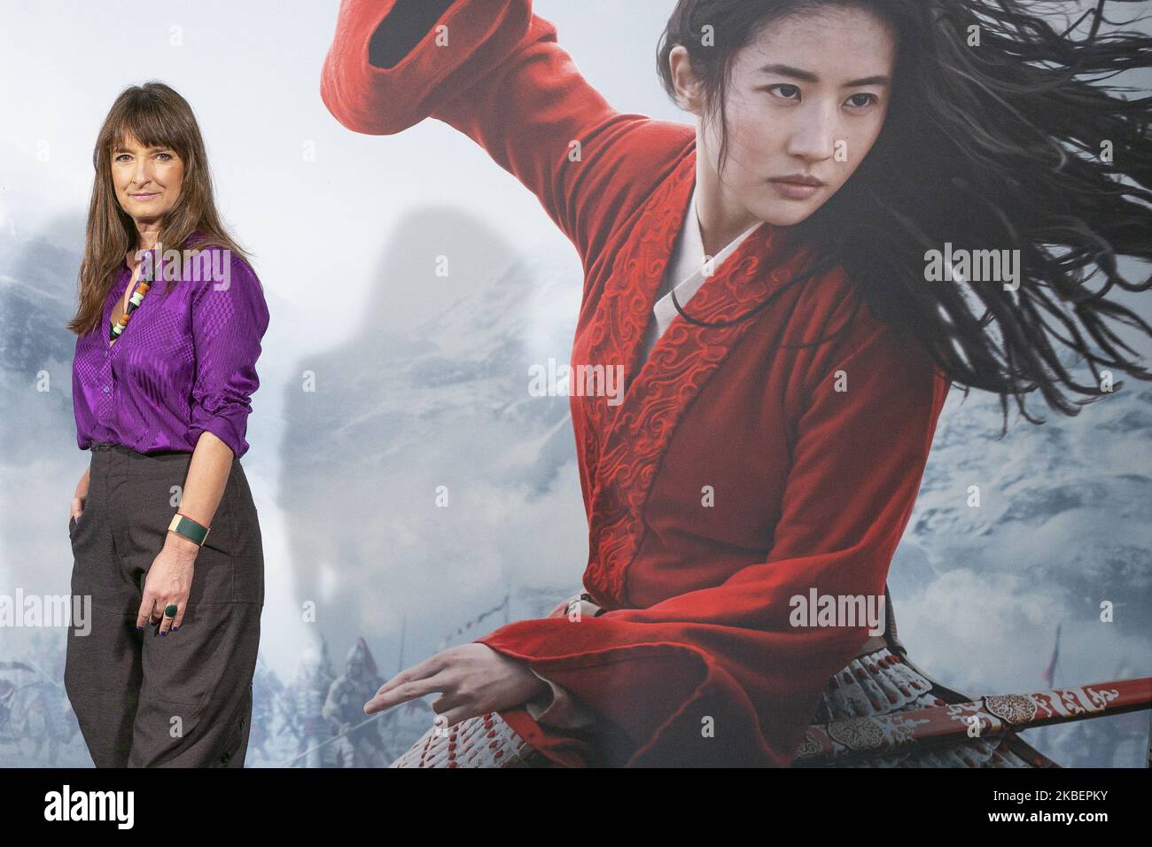 The costume designer of the film, Bina Dailinger, pose for the ...