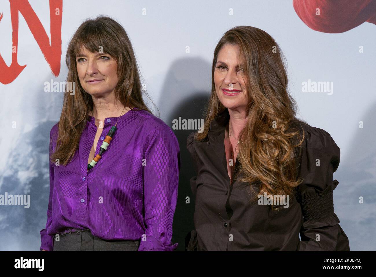 the costume designer of the film, Bina Dailinger (L), and the film ...