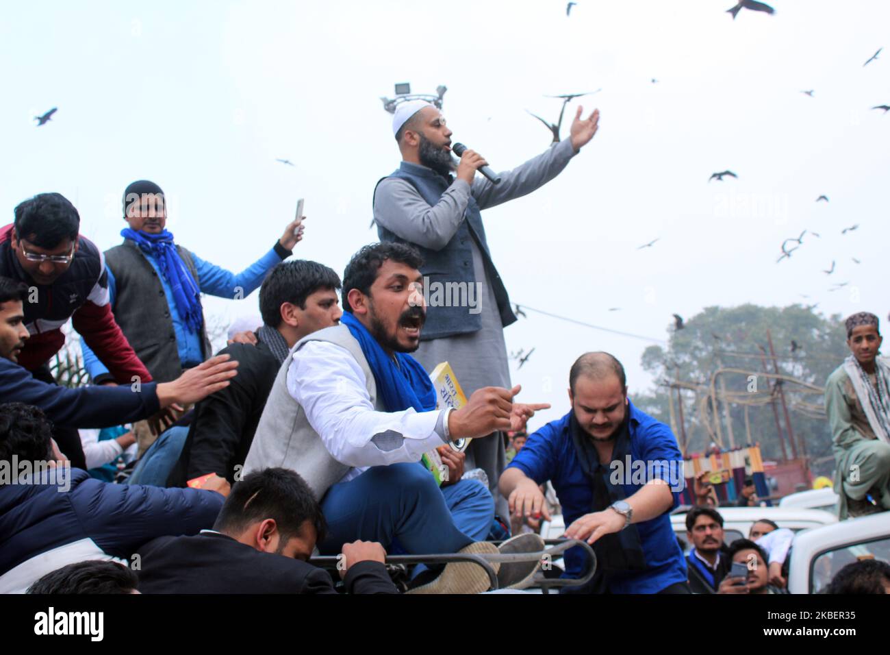 Bhim army chief chandrashekhar azad joins people hi-res stock ...