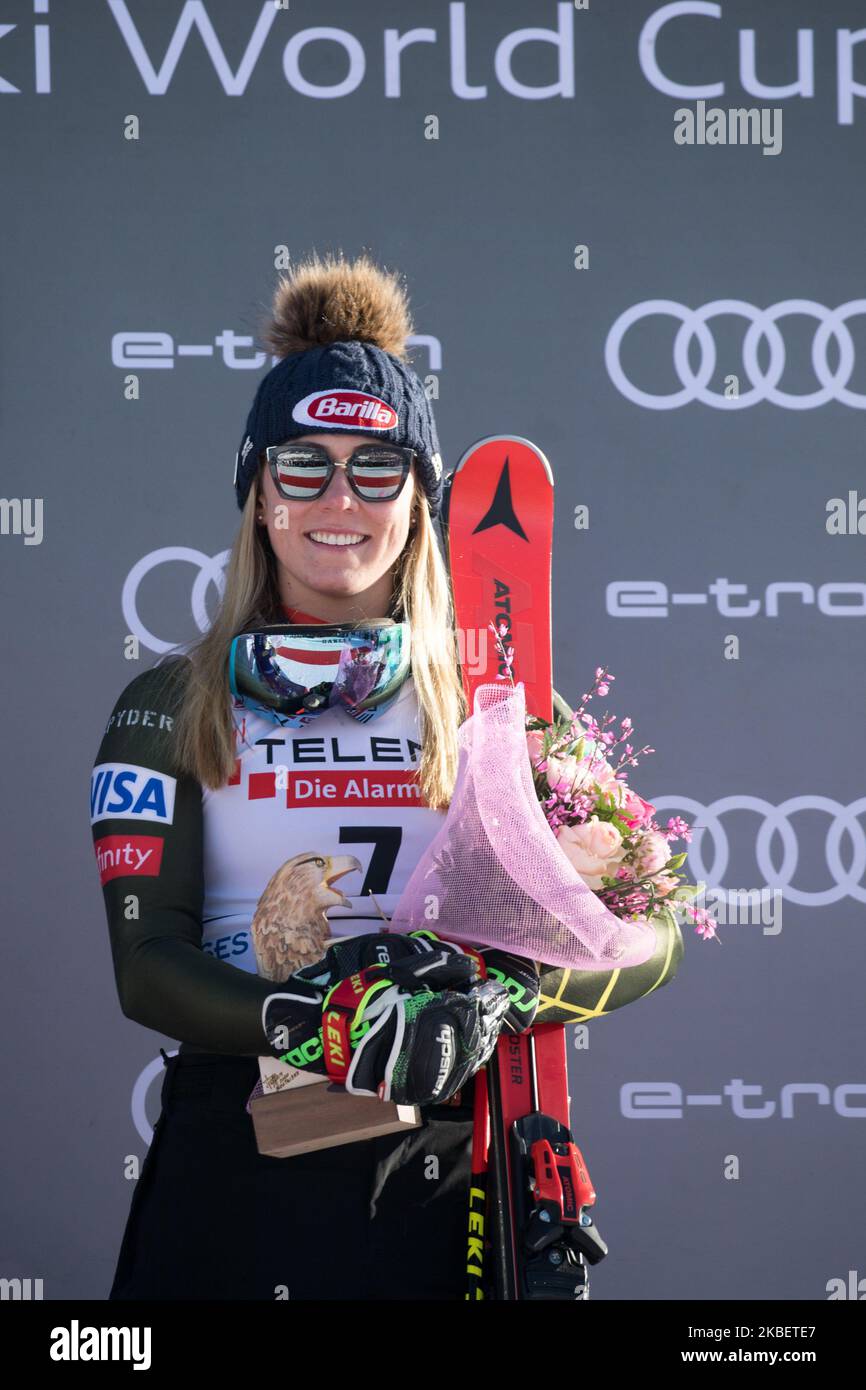 Mikaela shiffrin alpine world cup hi-res stock photography and images ...