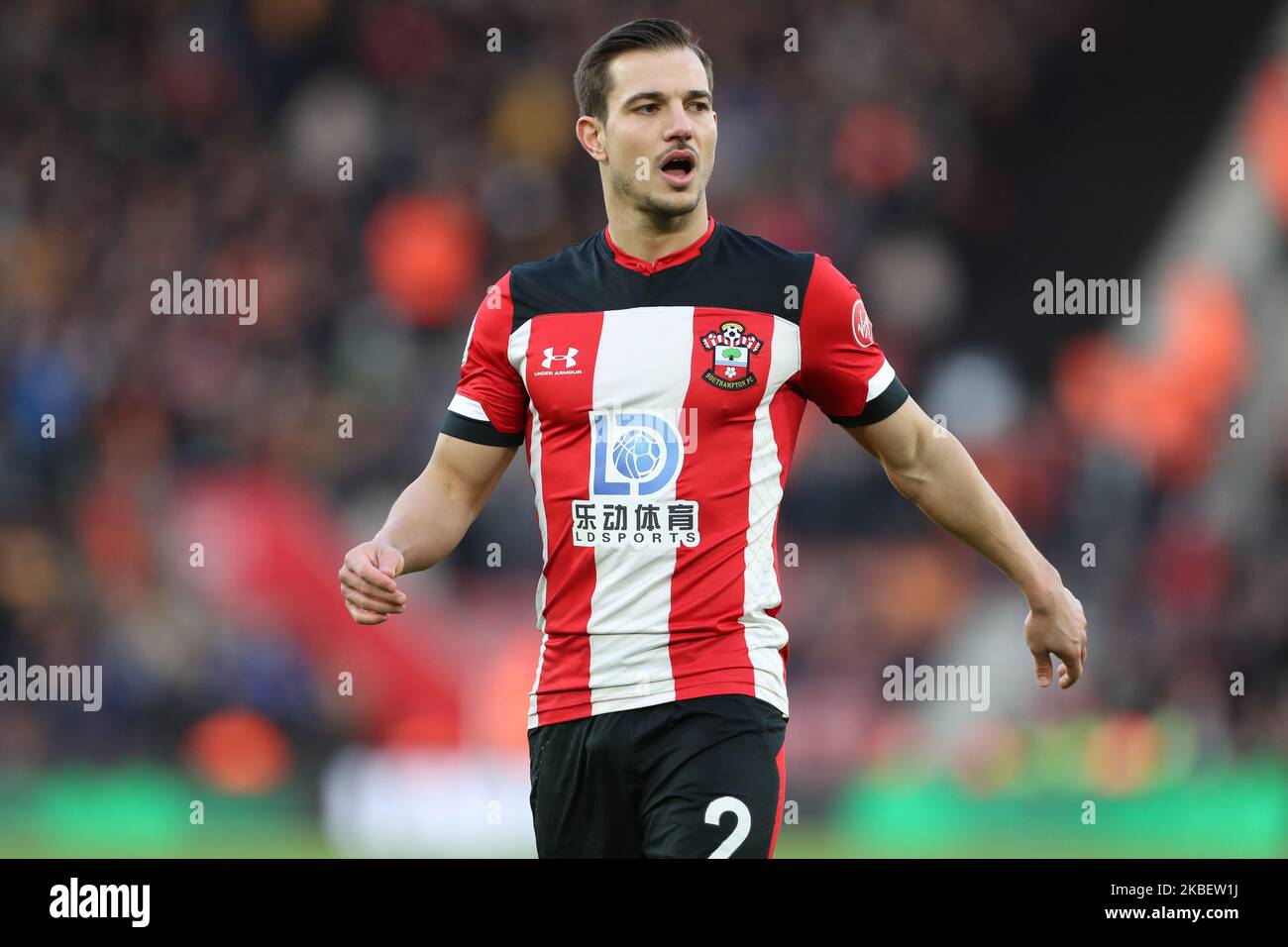 Southampton defender Cedric Soares during the Premier League match ...