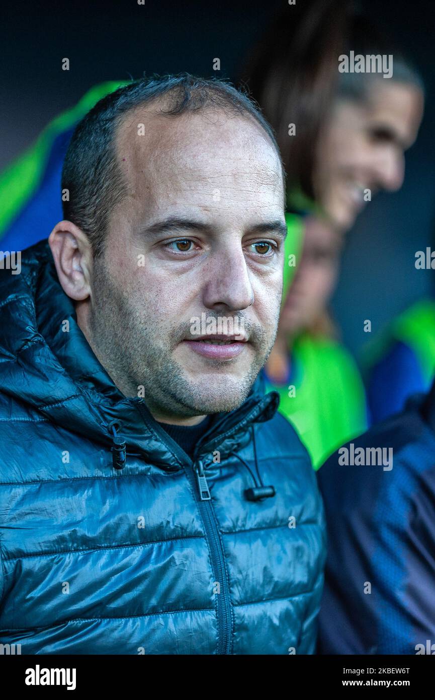 Lluis Cortes during the match between FC Barcelona and Rayo Vallecano ...