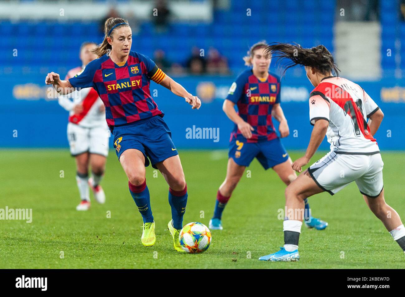 Alexia Putellas and Yael Oviedo during the match between FC Barcelona ...