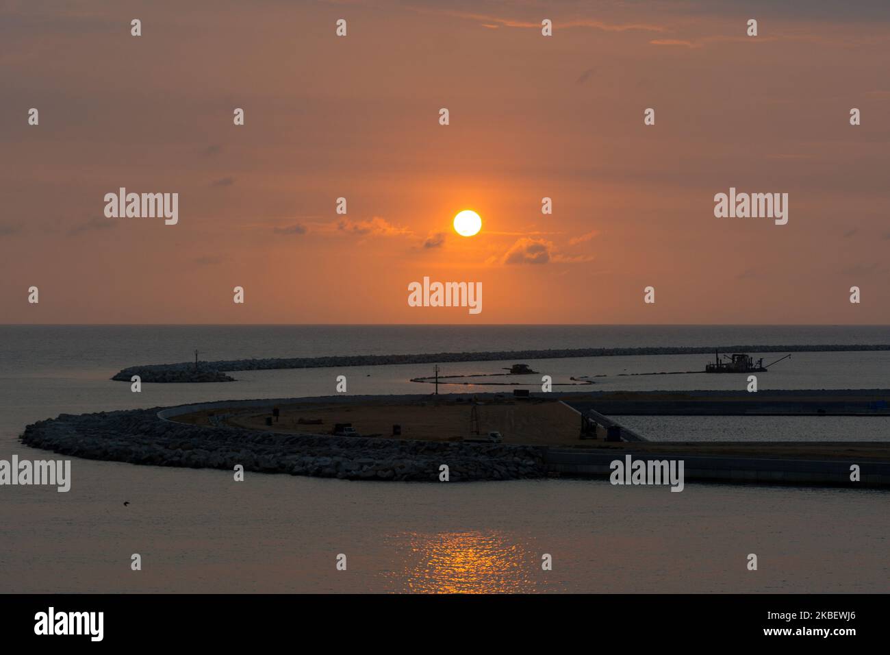 Construction colombo international financial city hi-res stock ...