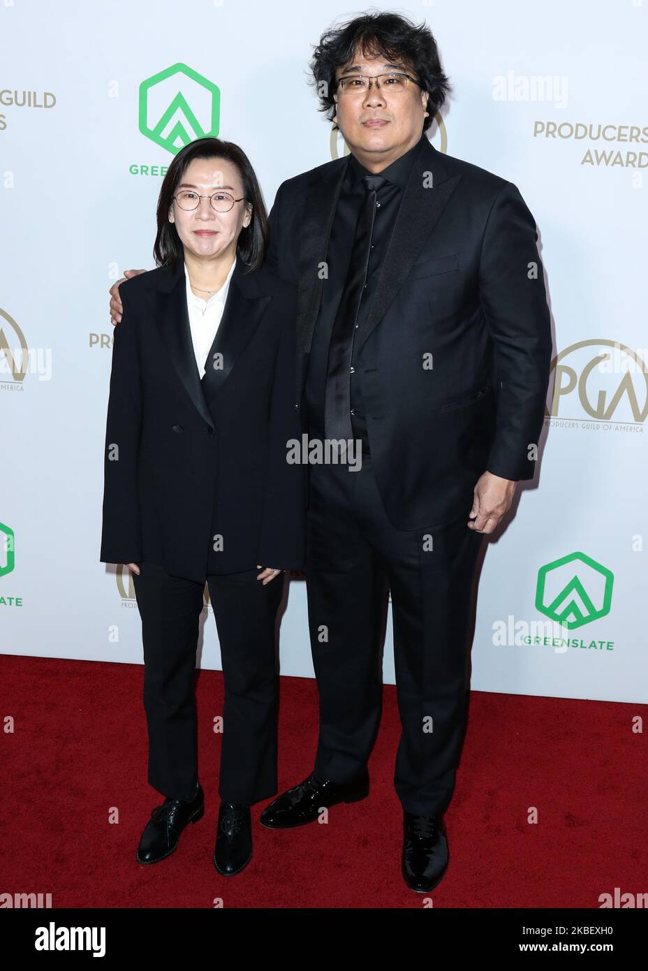 HOLLYWOOD, LOS ANGELES, CALIFORNIA, USA - JANUARY 18: Kwak Sin-ae and ...