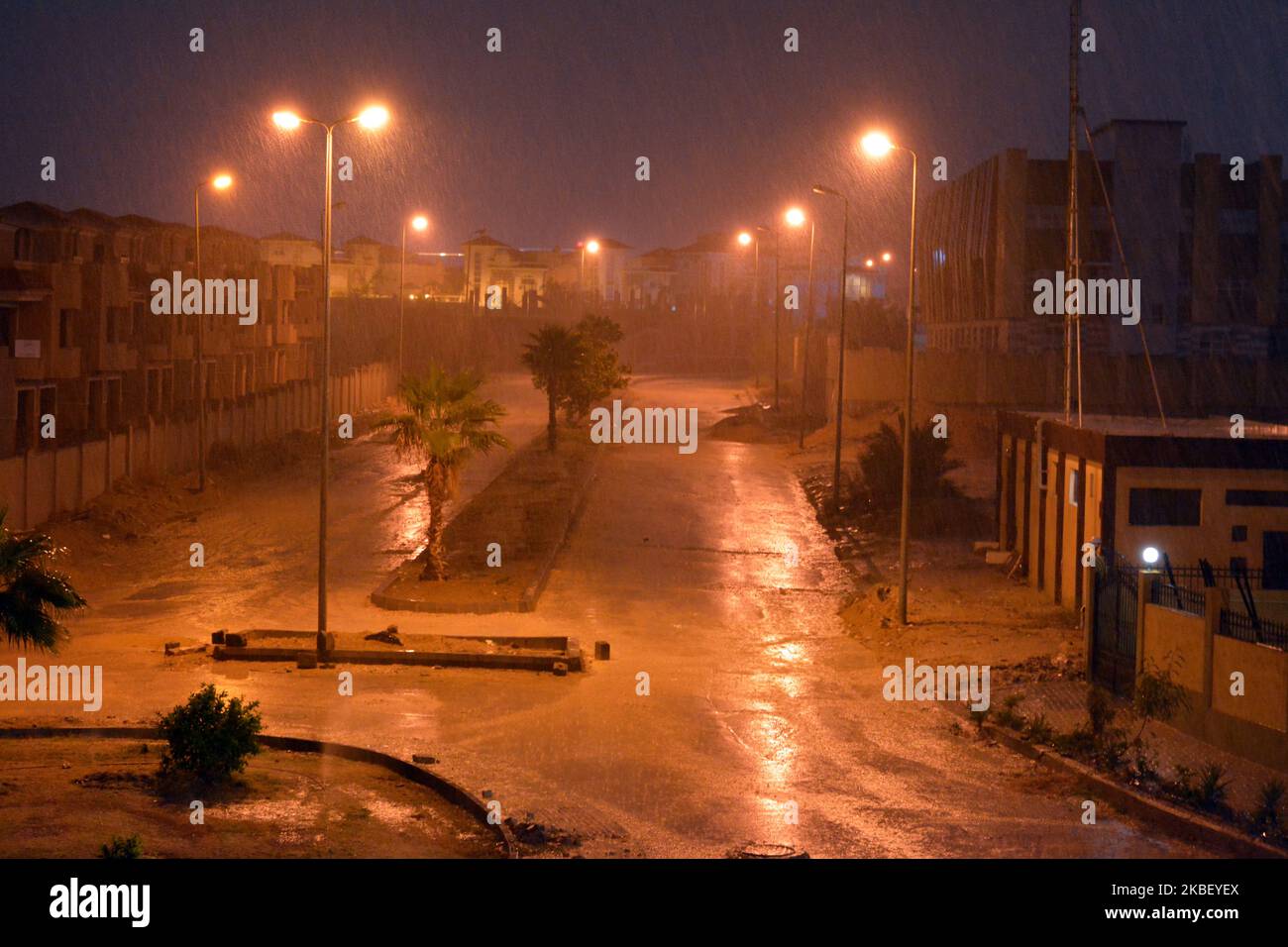 Cairo, Egypt, October 25 2022: foggy unclear scene of the streets due ...