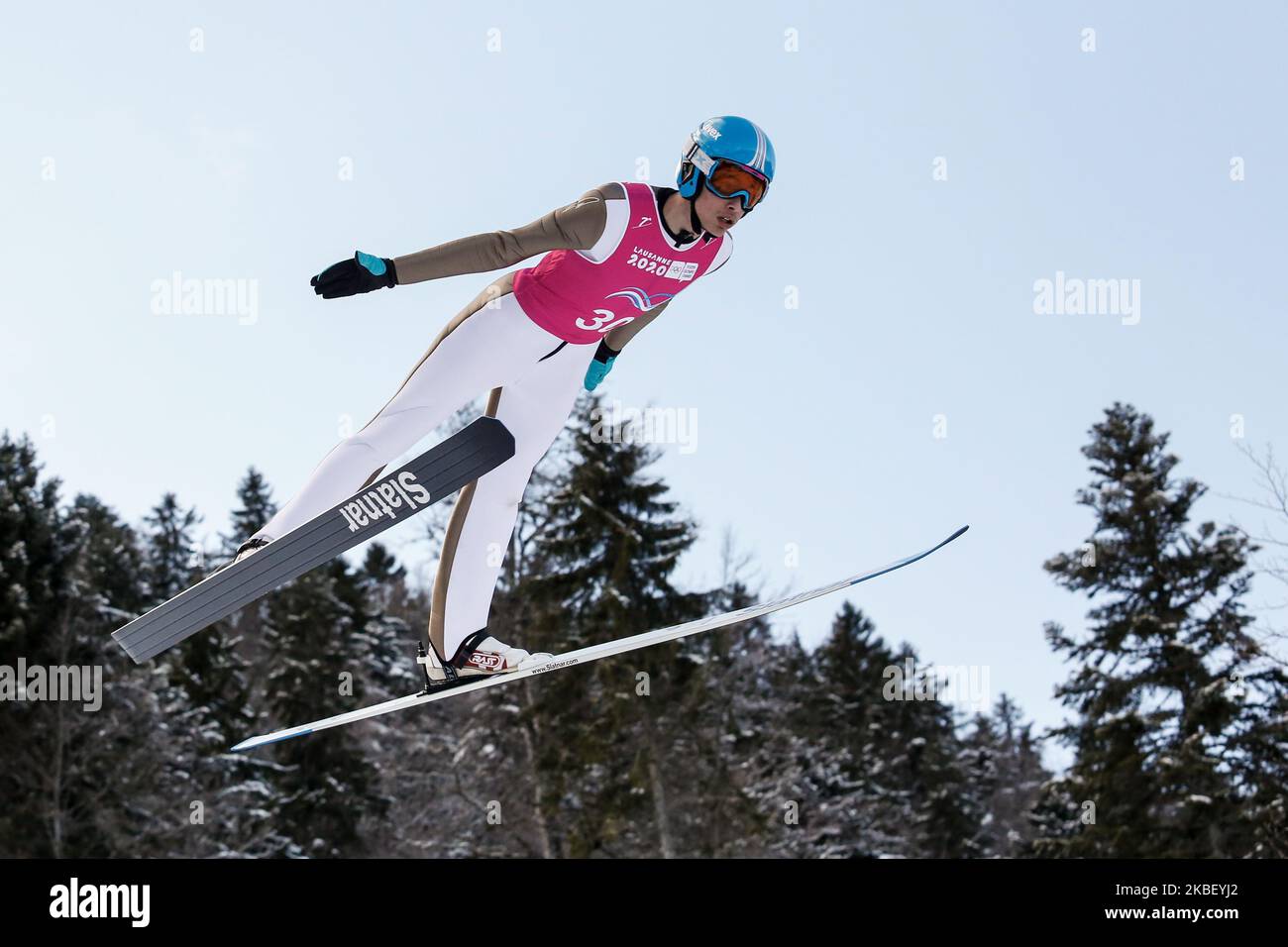 SANDULESCU Robert Stefan from Romania competes in Ski Jumping: Men's ...