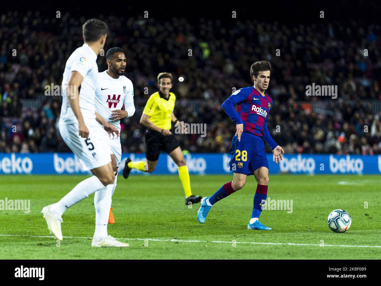 Ricky Puig during the match between FC Barcelona and Granada CF ...