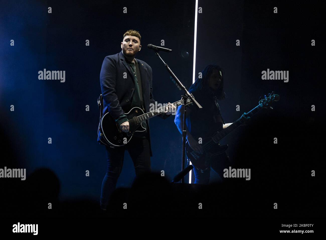 English singer and songwriter James Arthur performs on stage in Campo ...
