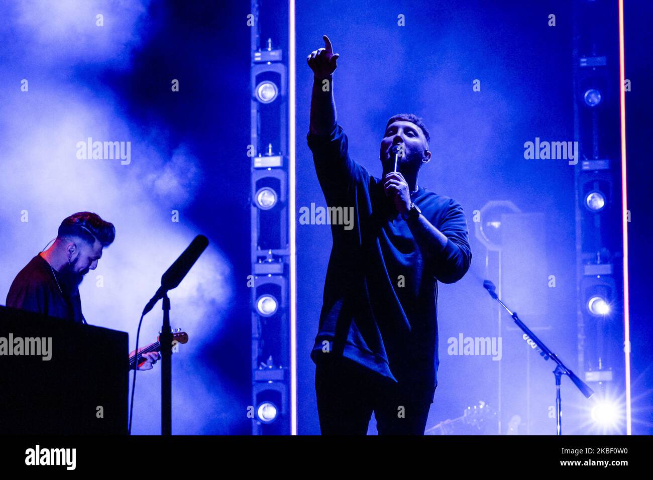 English singer and songwriter James Arthur performs on stage in Campo ...