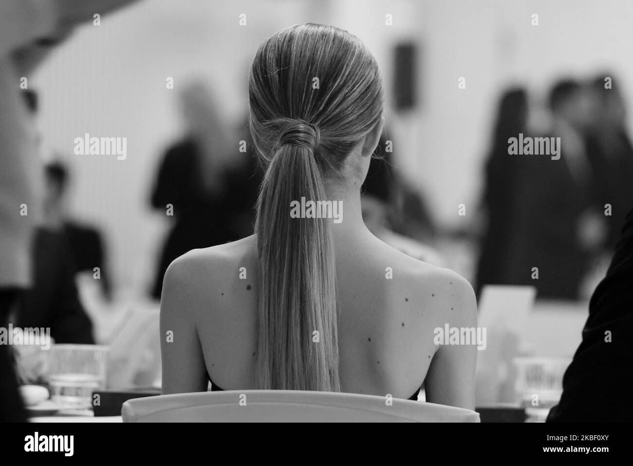 (EDITOR'S NOTE: Image has been converted to black and white.) Model ...