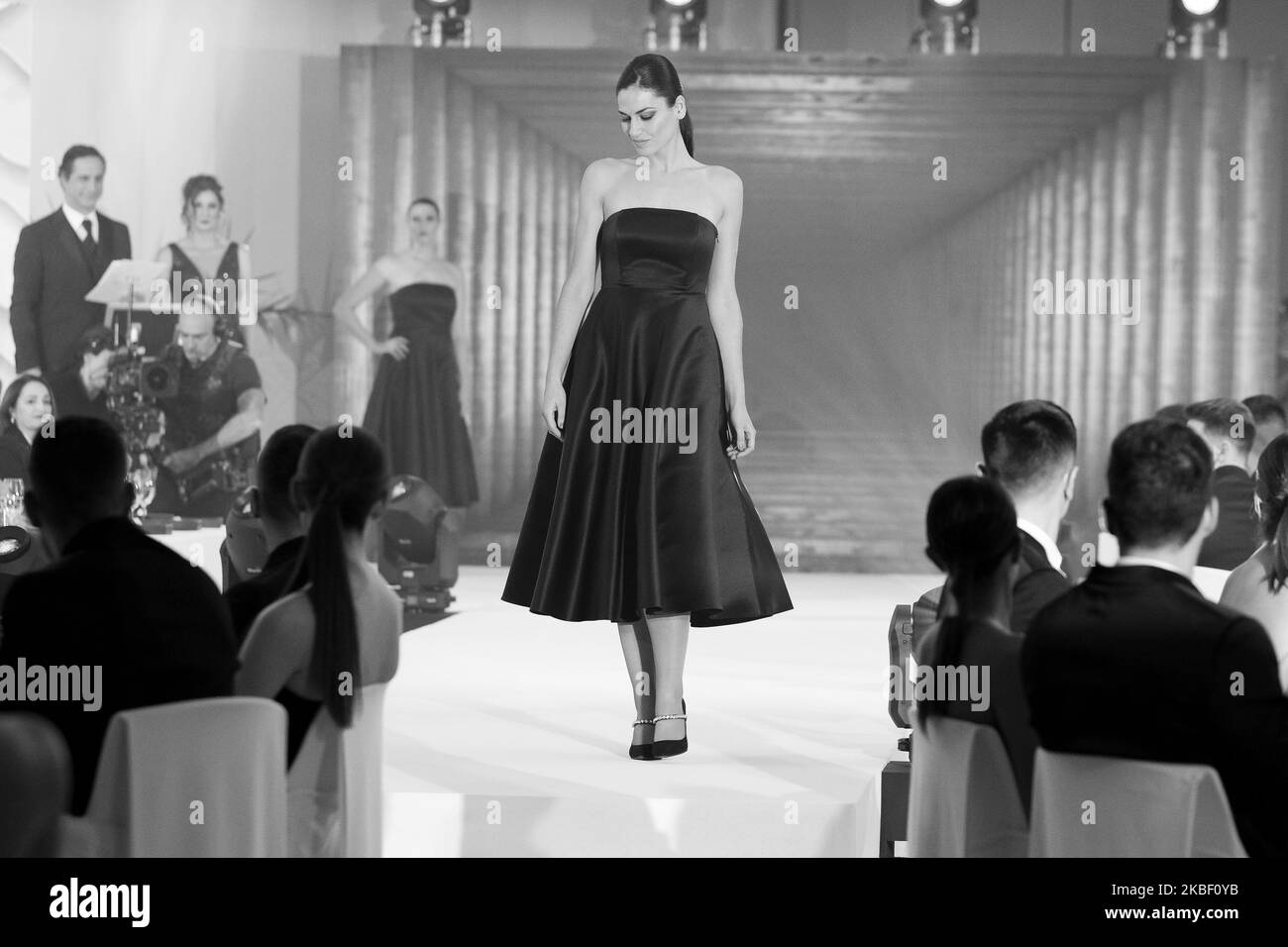 (EDITOR'S NOTE: Image has been converted to black and white.) A Model ...