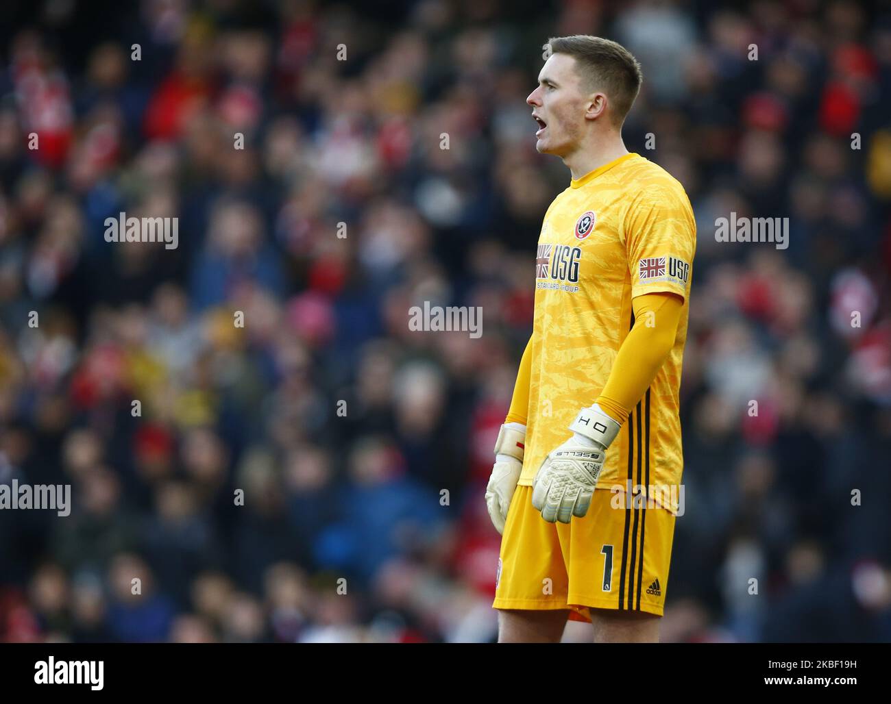Dean Henderson of Sheffield United during English Premier League match ...