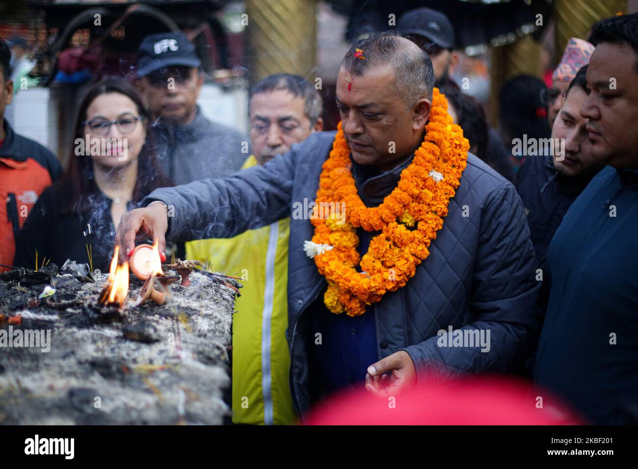 Nepal. 4th Nov, 2022. Nepali Congress General Secretary Gagan Kumar ...