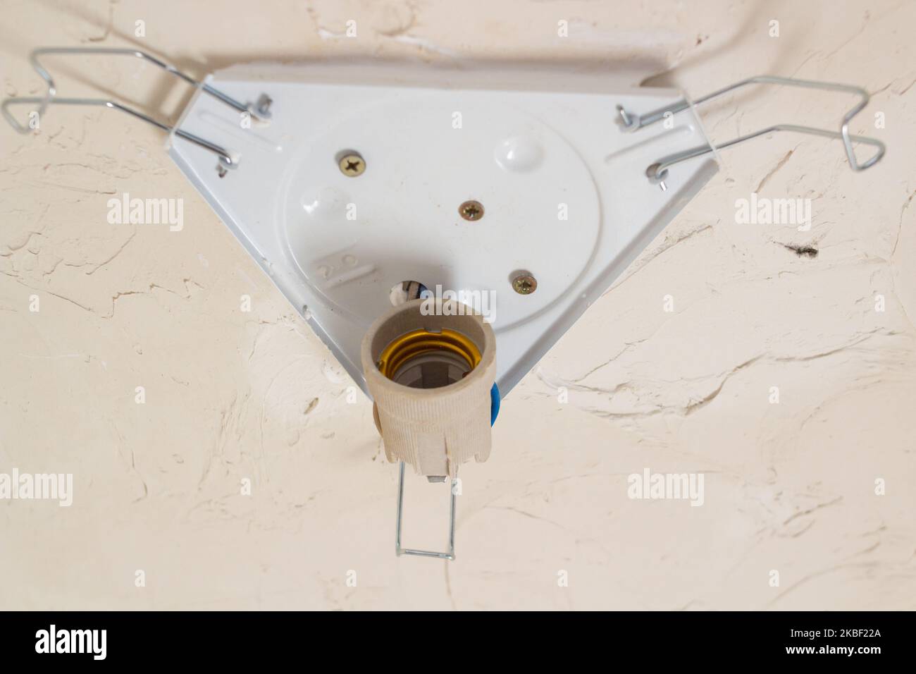 Installing lighting equipment on hi-res stock photography and images ...