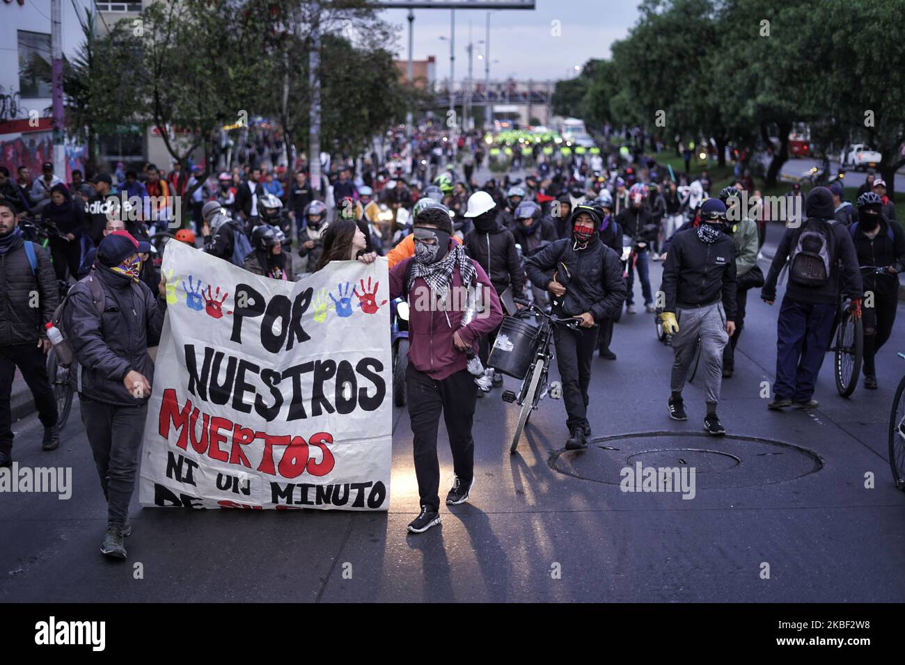 Demonstrations during National strike against Colombian government, in ...