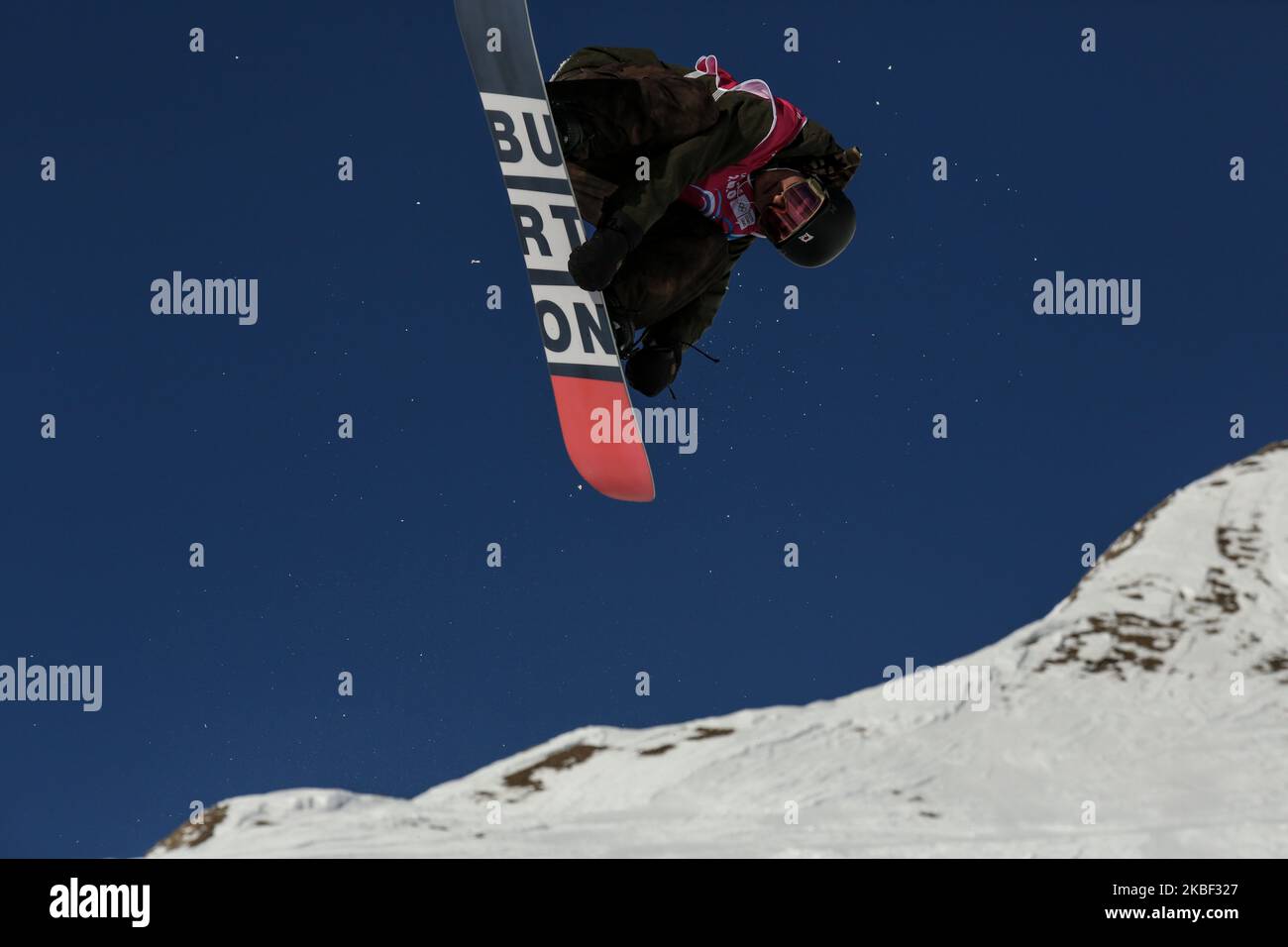 HIRANO Kaishu from Japan competes in Snowboard Men's Halfpipe Finals on ...