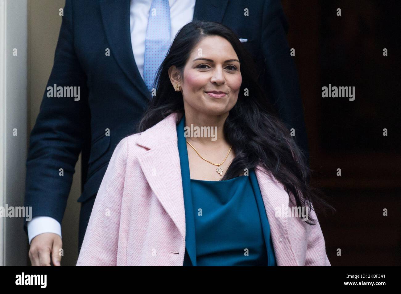 Secretary of State for the Home Department Priti Patel attends a weekly ...