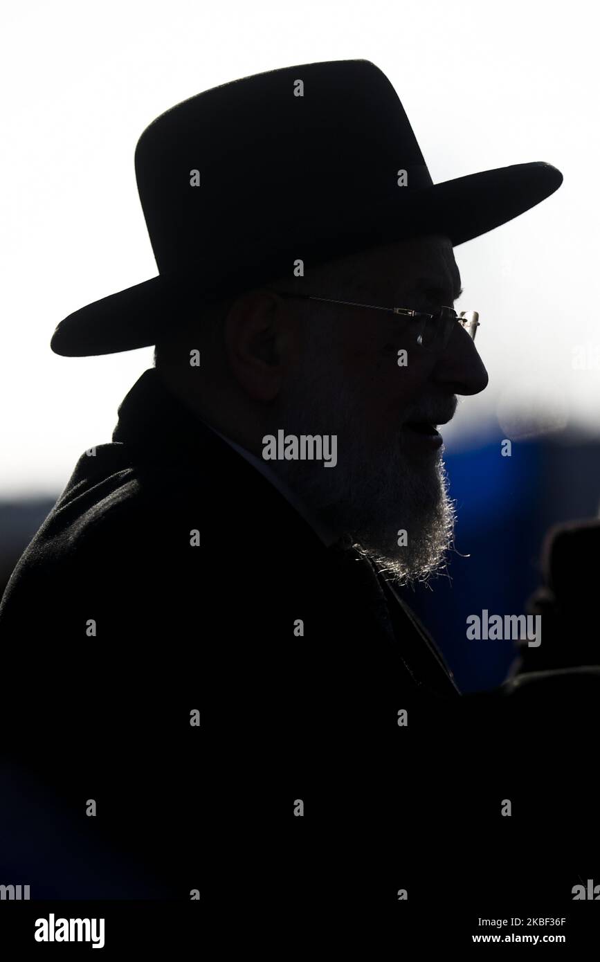 Chief rabbi israel meir lau hi-res stock photography and images - Alamy