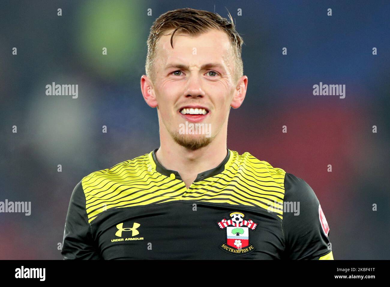 Southampton midfielder James Ward-Prowse during the Premier League ...