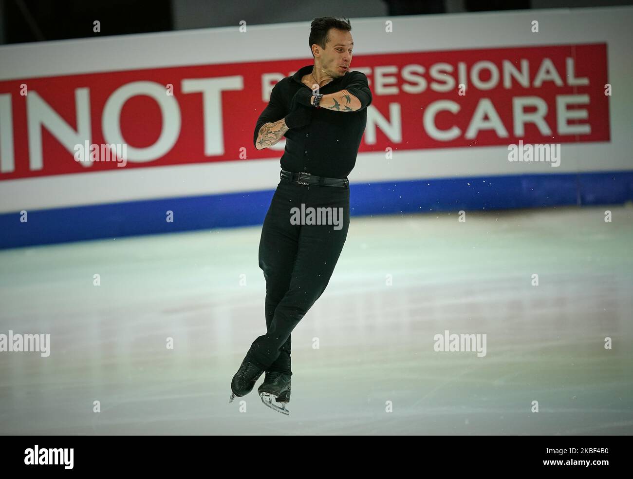 Alexei Bychenko of Israel during Short Programme for Men at ISU ...