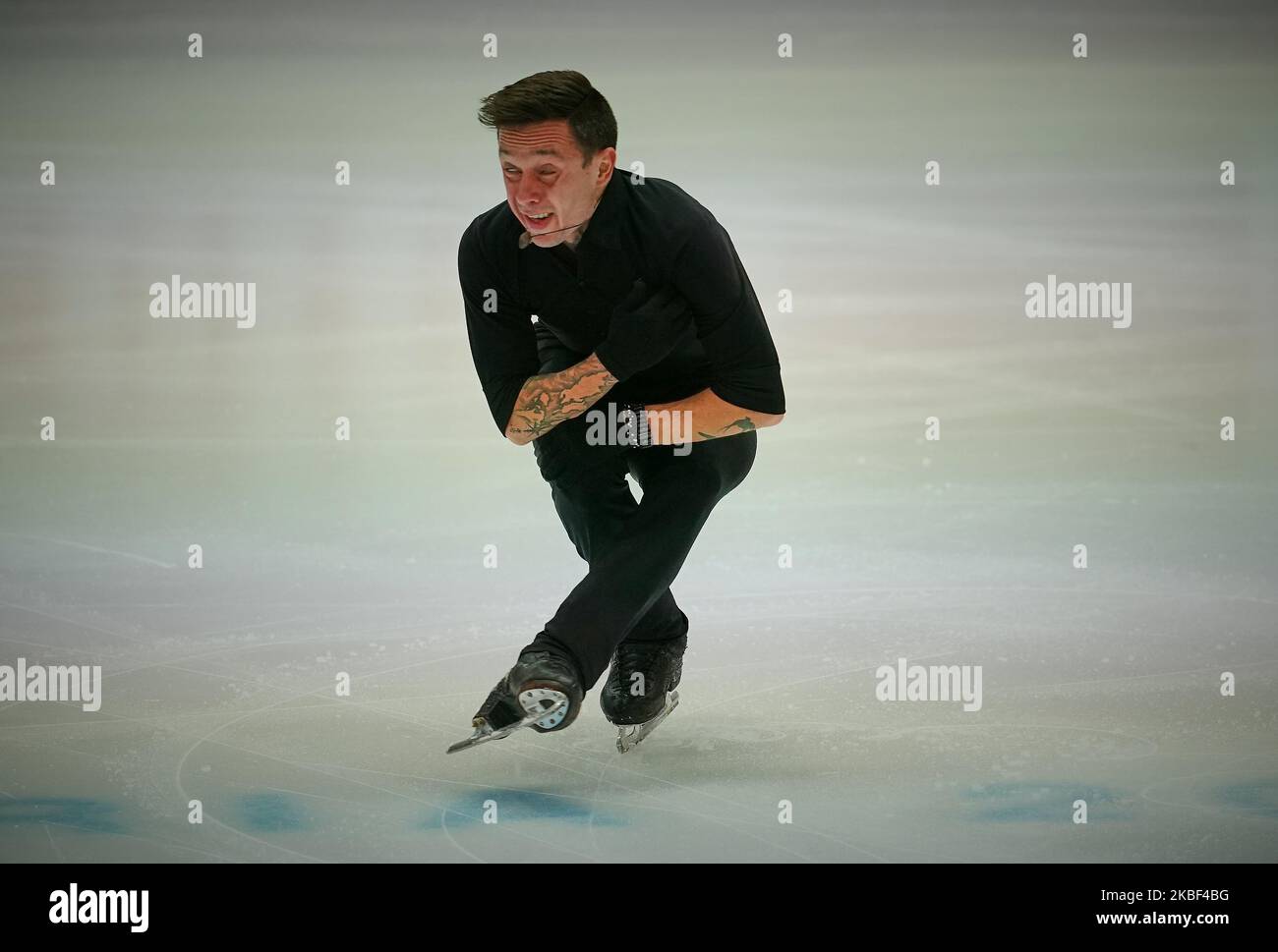 Alexei Bychenko of Israel during Short Programme for Men at ISU ...