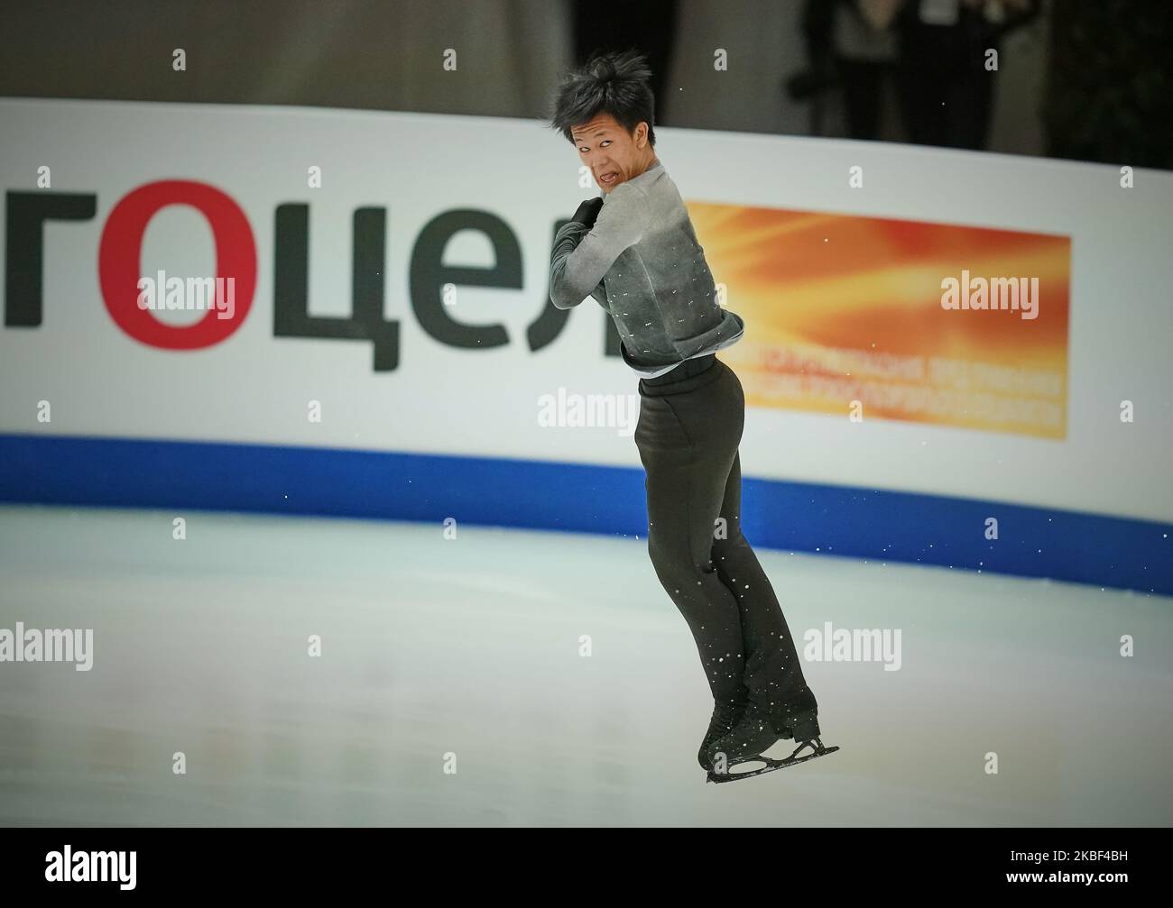 Adam Siao Him Fa of France during Short Programme for Men at ISU ...