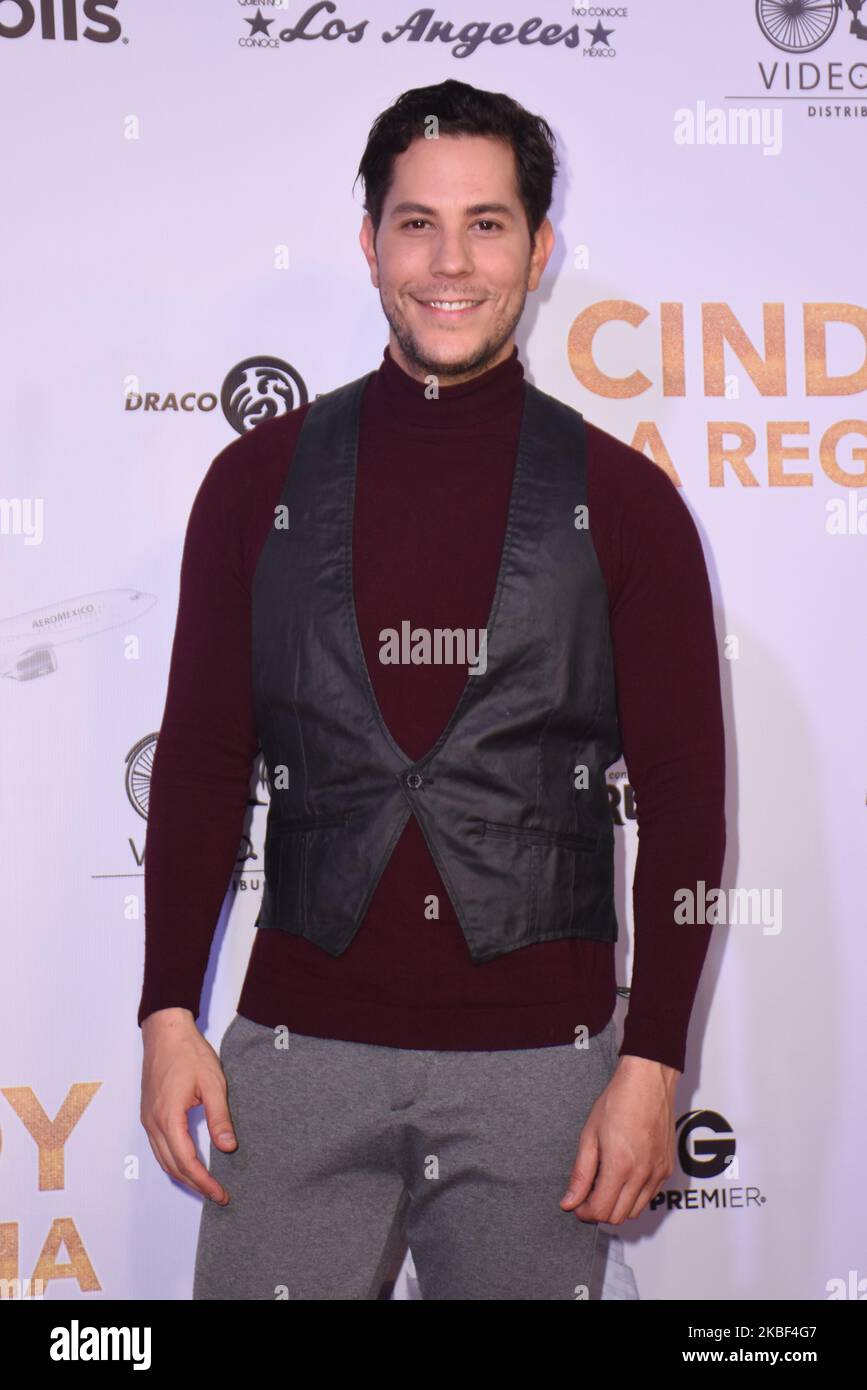 Christian Chavez poses for photos during a red carpet of 'Cindy la ...