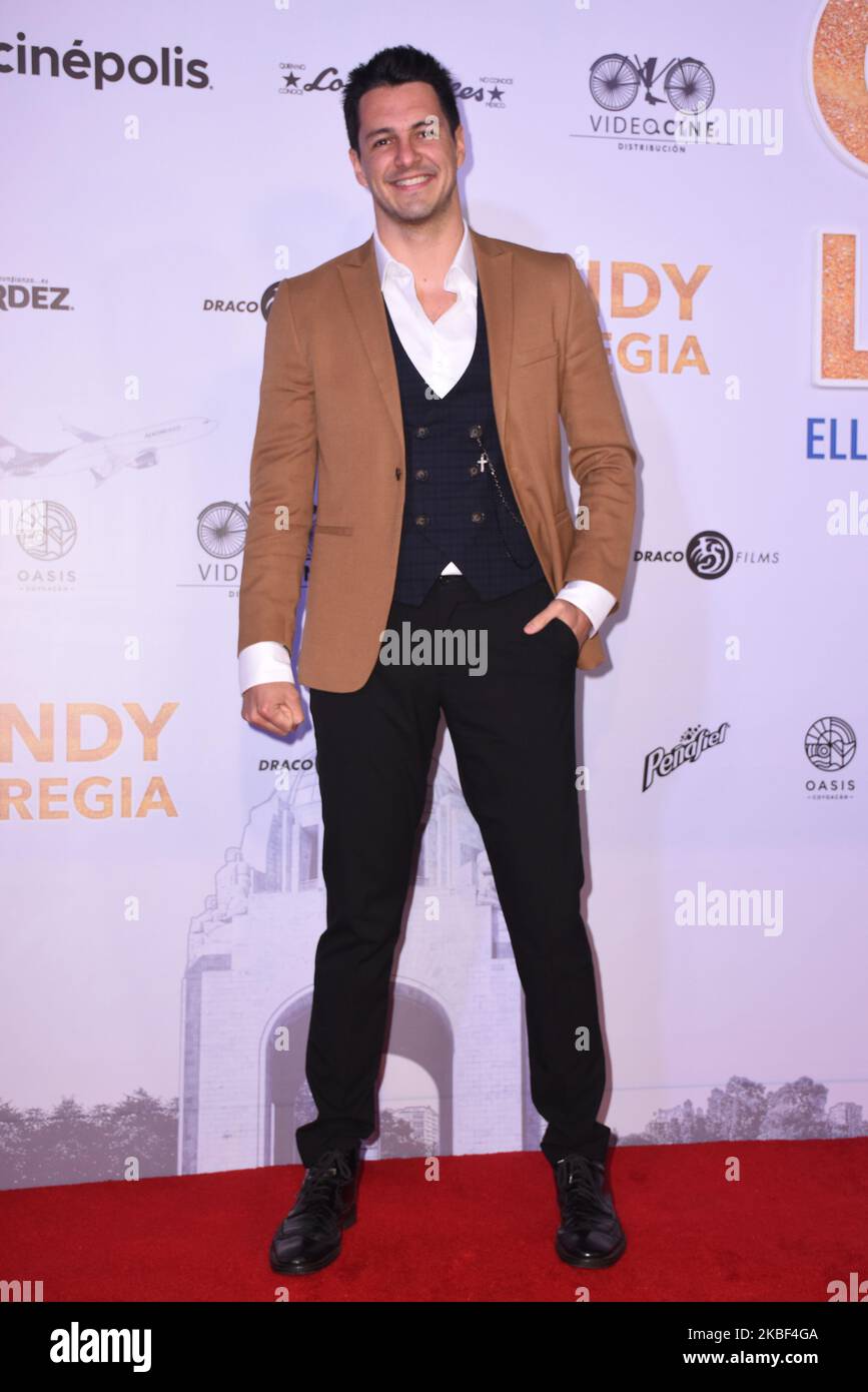 Carlos Gatica poses for photos during a red carpet of 'Cindy la Regia ...