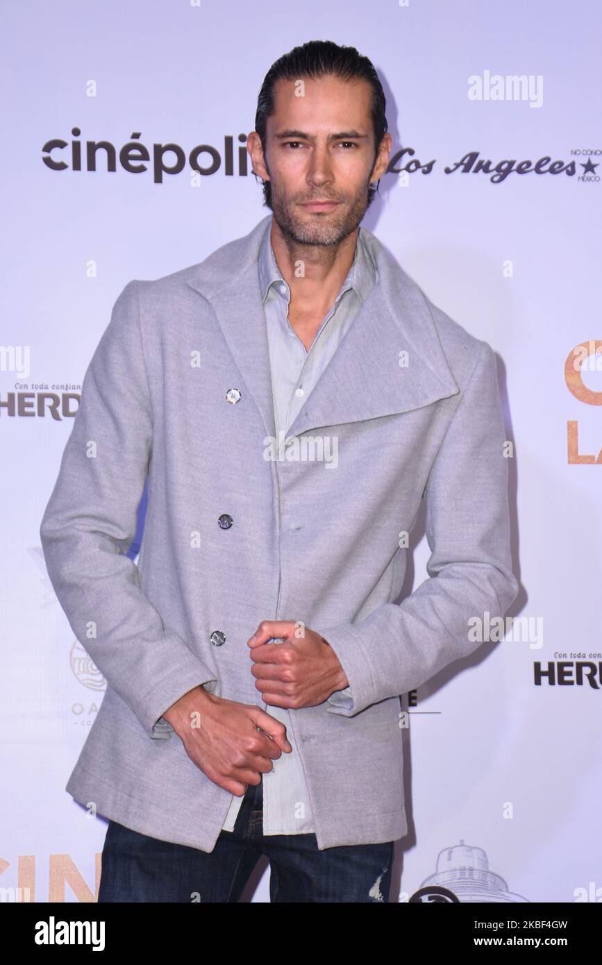 Alejandro Duran poses for photos during a red carpet of 'Cindy la Regia ...