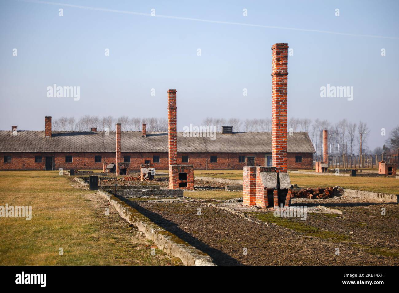 Chimneys auschwitz concentration camp hi-res stock photography and ...