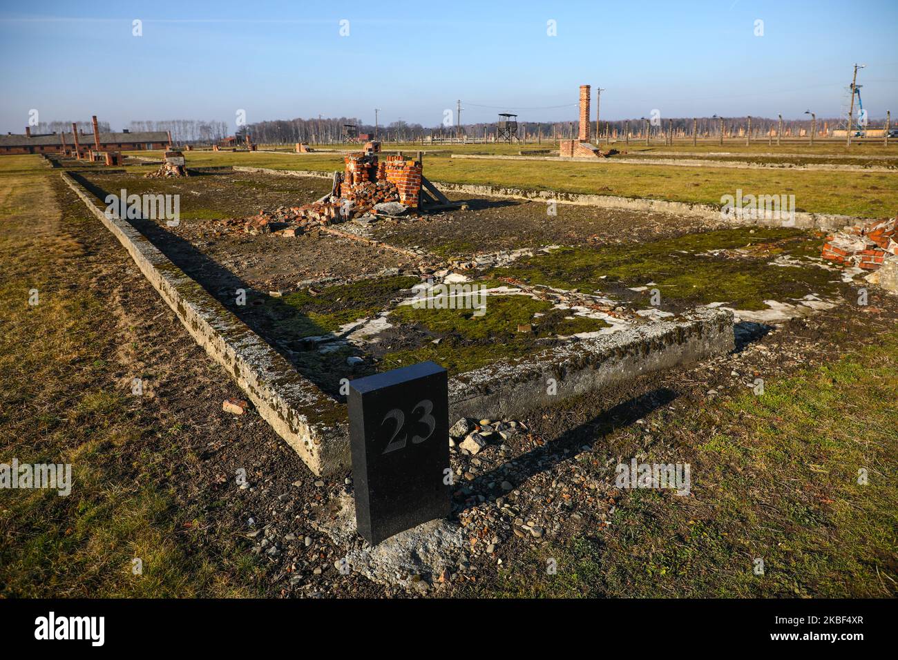 Chimneys auschwitz concentration camp hi-res stock photography and ...