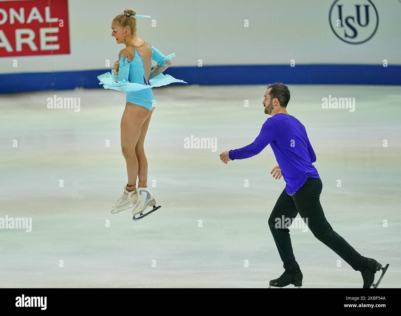 Zoe Jones and Christopher Boyadji of Great Britain during Short ...