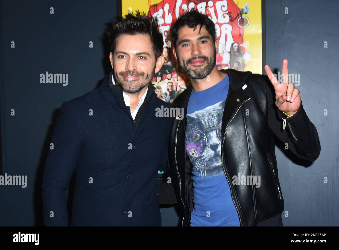 Julio Bekhor and Fernando Sma, pose for photos during the photocall of ...