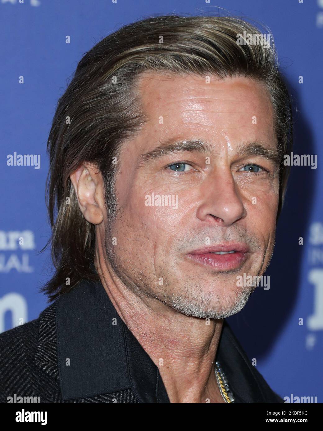SANTA BARBARA, CALIFORNIA, USA - JANUARY 22: Actor Brad Pitt arrives at ...