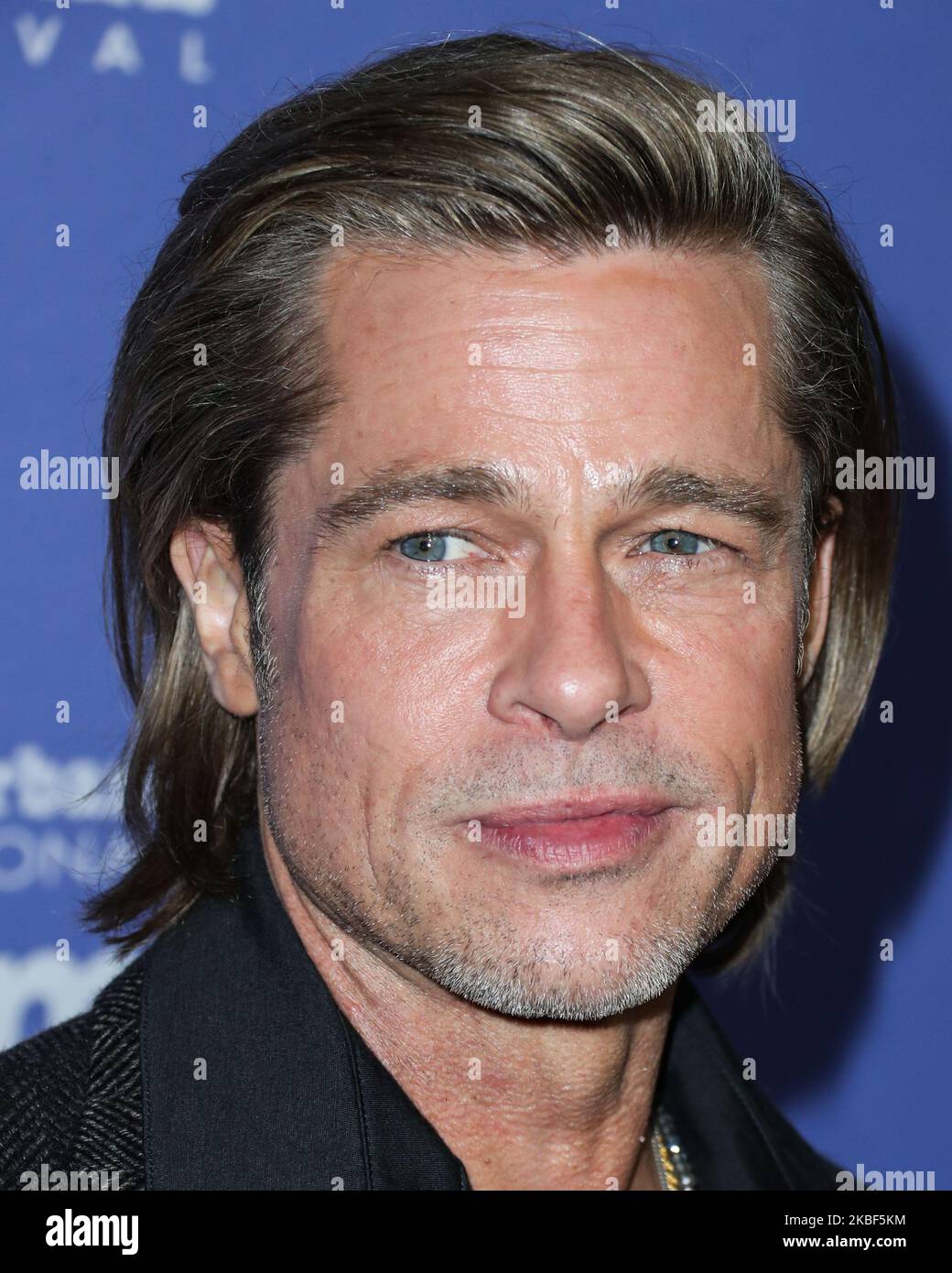 SANTA BARBARA, CALIFORNIA, USA - JANUARY 22: Actor Brad Pitt arrives at ...