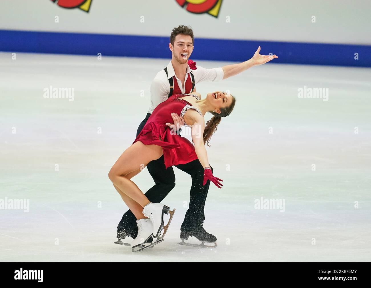 Robynne Tweedale and Joseph Buckland of Great Britain during Ice Dance ...