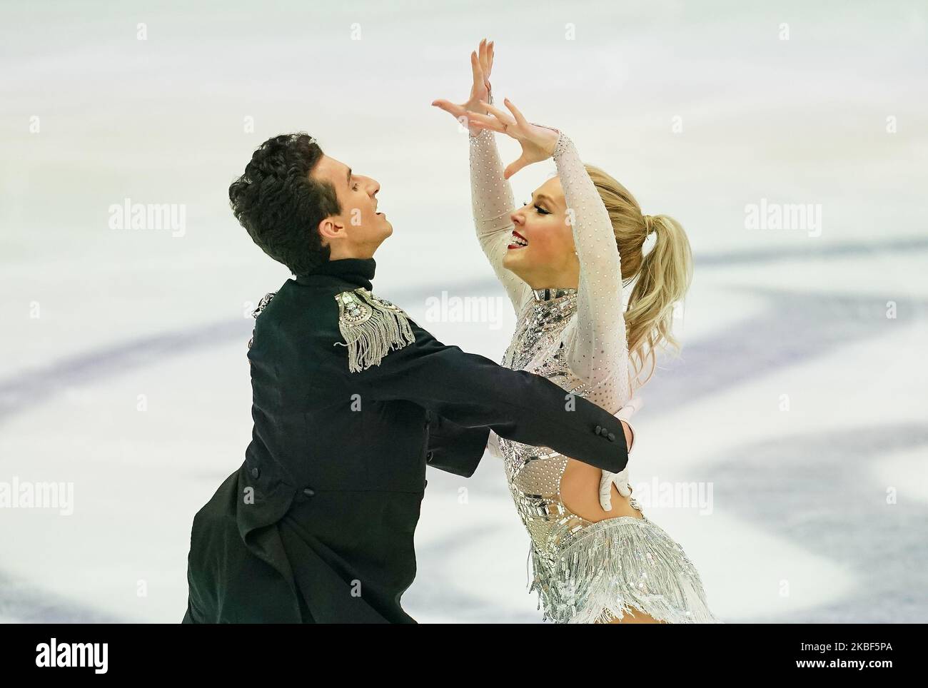 Emily Monaghan and Ilias Fourati of Hungary during Ice Dance at ISU ...