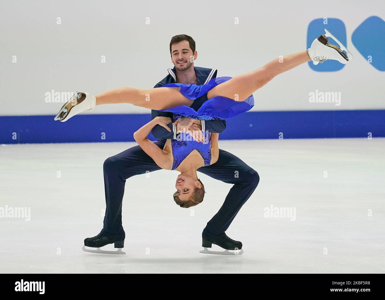 Alexandra Nazarova and Maxim Nikitin of Ukraine during Ice Dance at ISU ...